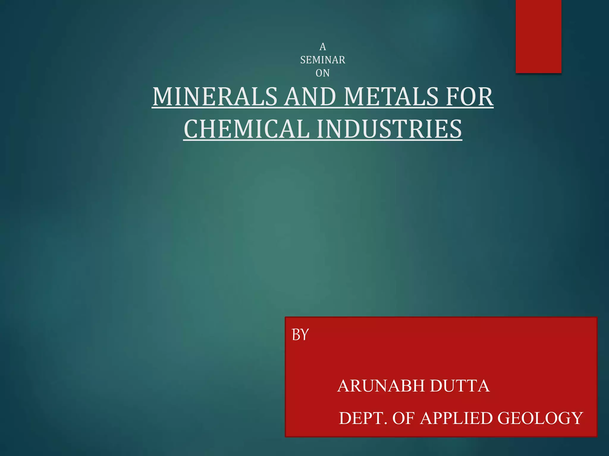 PRESENTATION ON GEOLOGY | PPTX