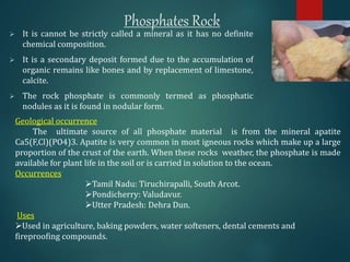 PRESENTATION ON GEOLOGY | PPTX | Commodities | Economy