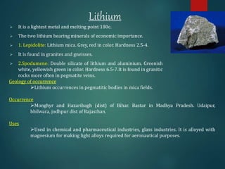 PRESENTATION ON GEOLOGY | PPTX | Commodities | Economy