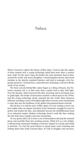 City Of Light The Story Of Fiber Optics Revised Expanded Jeff Hecht | PDF