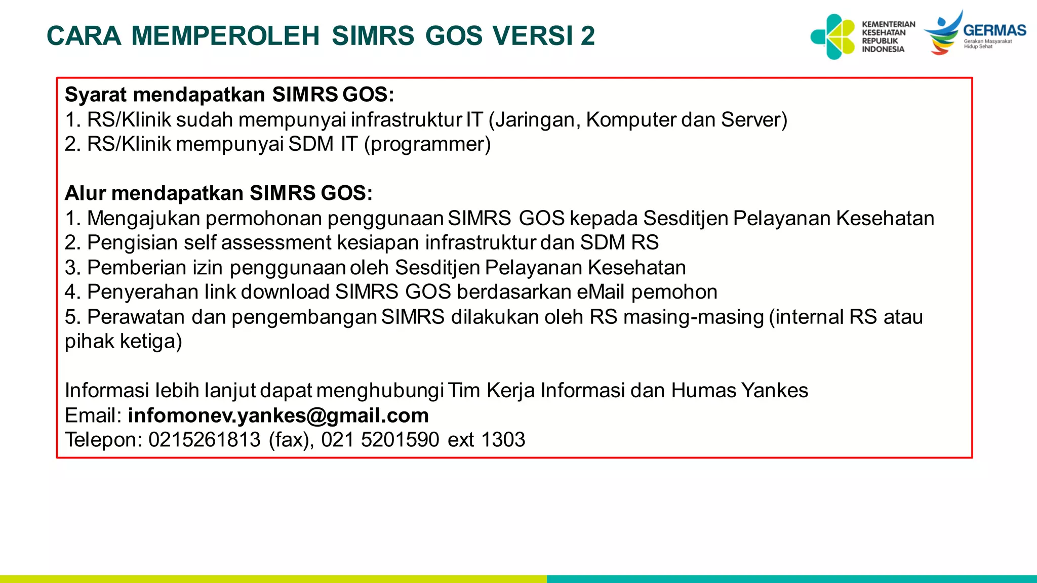 SIMRS GOS | PDF