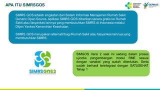 SIMRS GOS | PDF