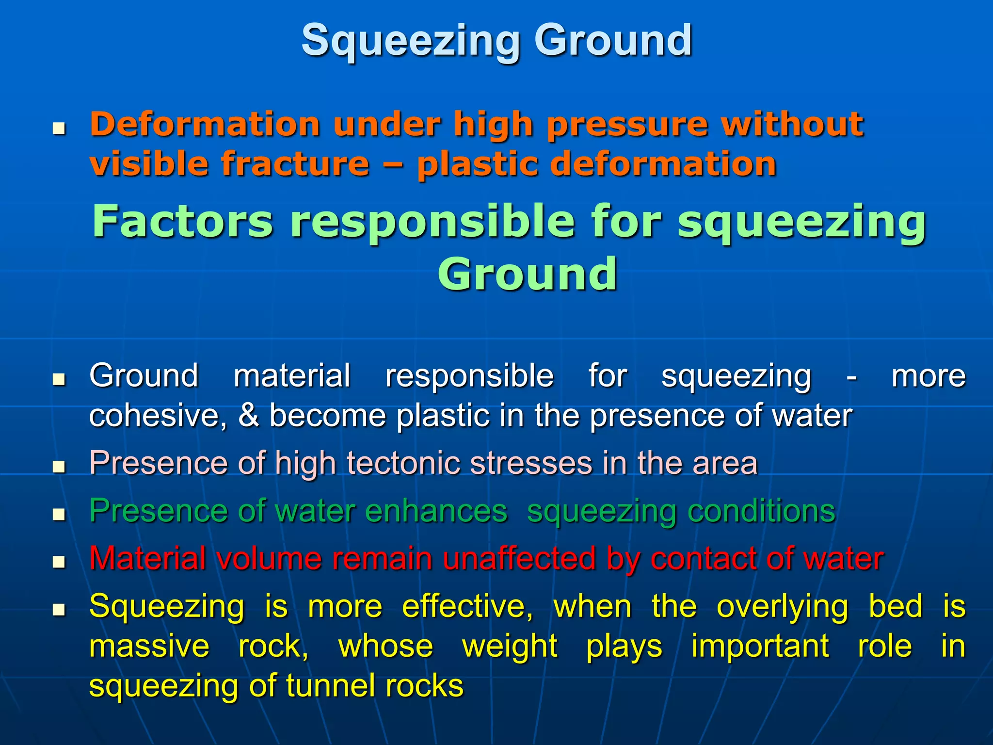 Tunnel and Underground Excavation Presentation | PPTX