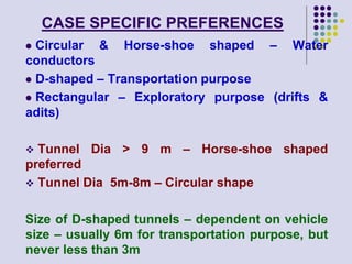 Tunnel and Underground Excavation Presentation | PPTX