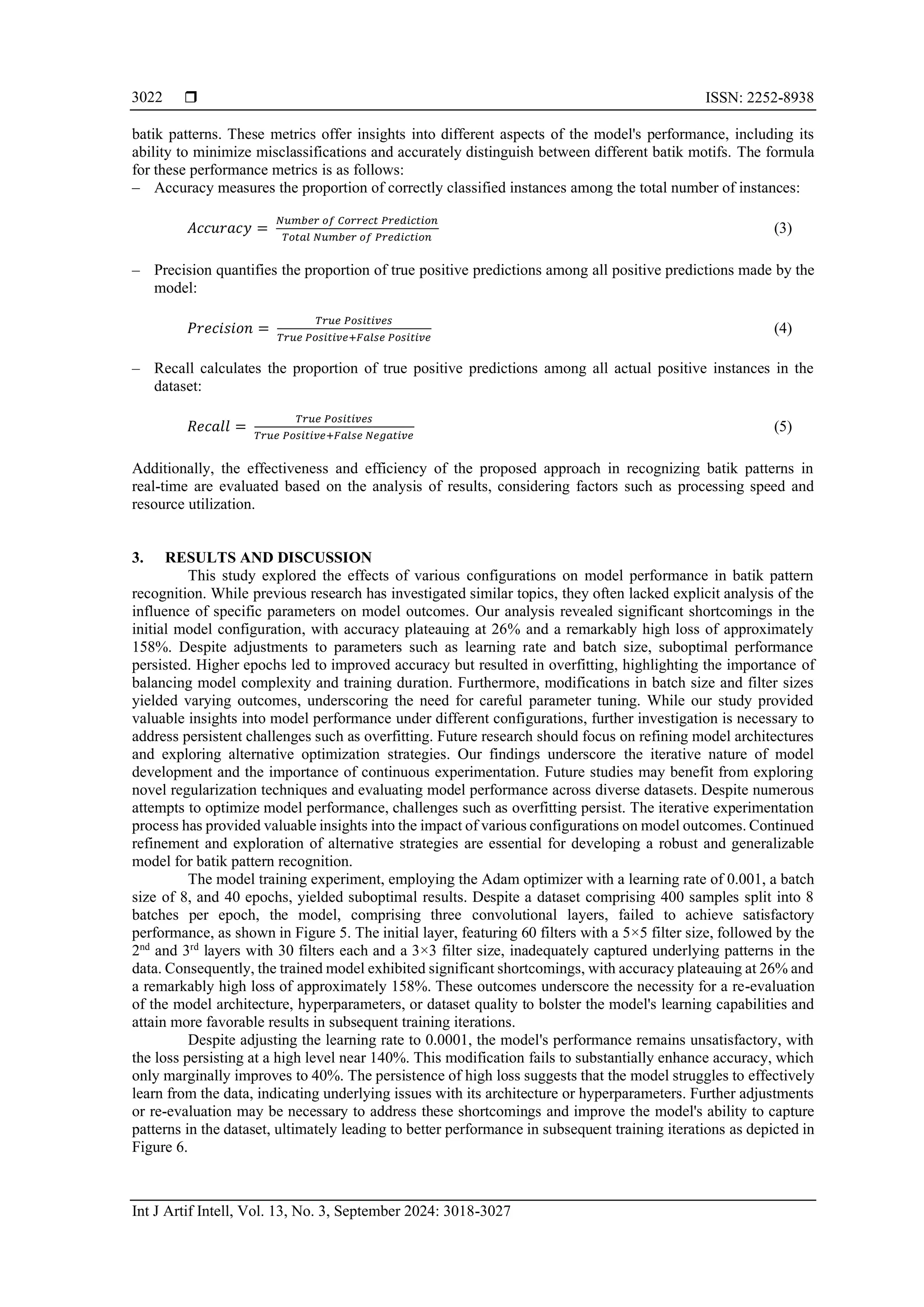 A mobile-optimized convolutional neural network approach for real-time batik pattern recognition ...