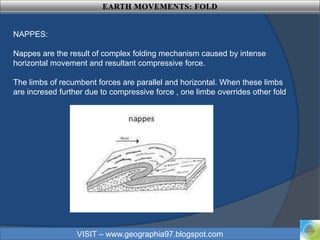 EARTH MOVEMENT :- FOLD AND IT S TYPE | PPTX