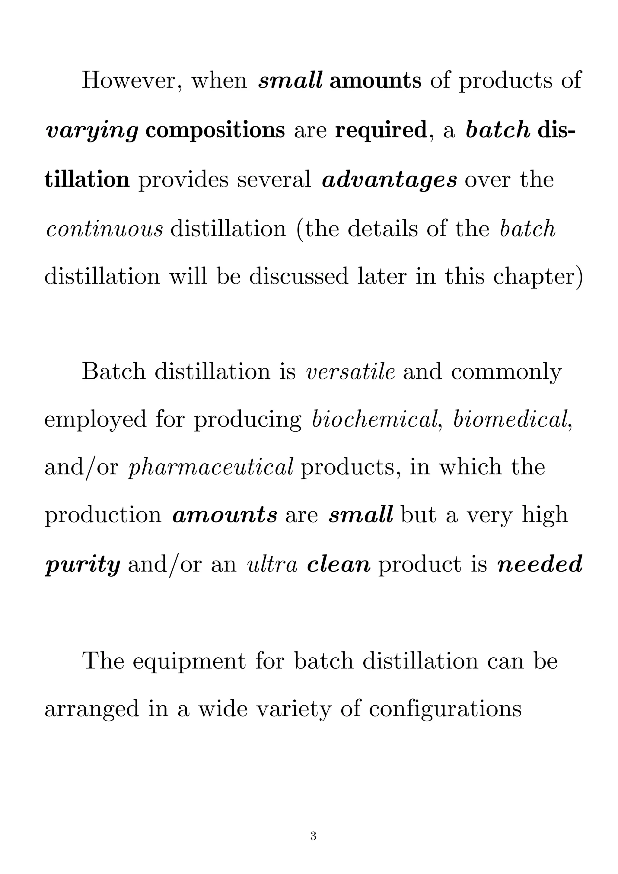 batch distillation, multi stage batch distillation | PDF