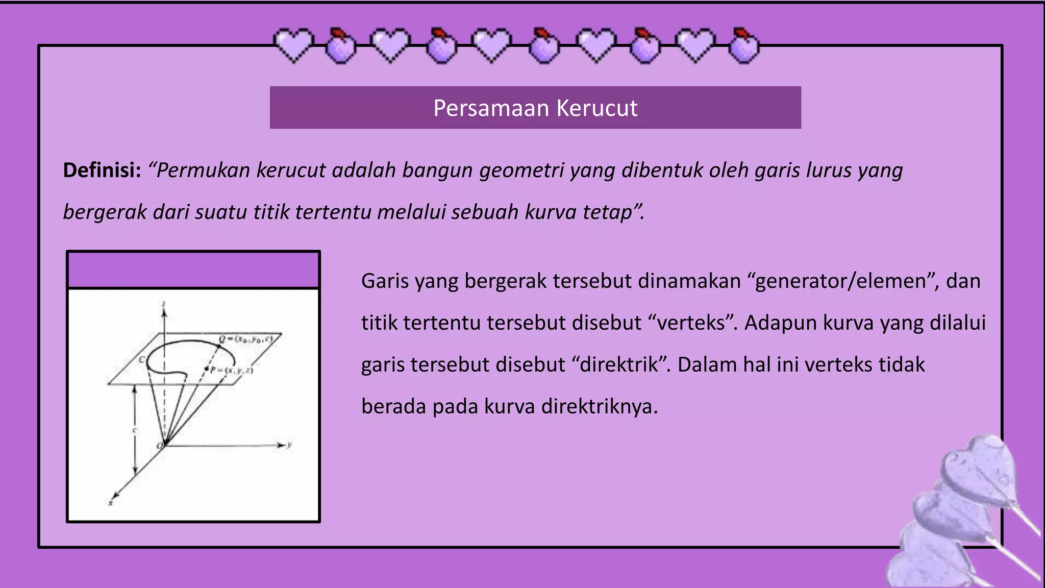 Permukaan Putar, Silinder dan Kerucut - Geometri Analitik Ruang (GAR ...
