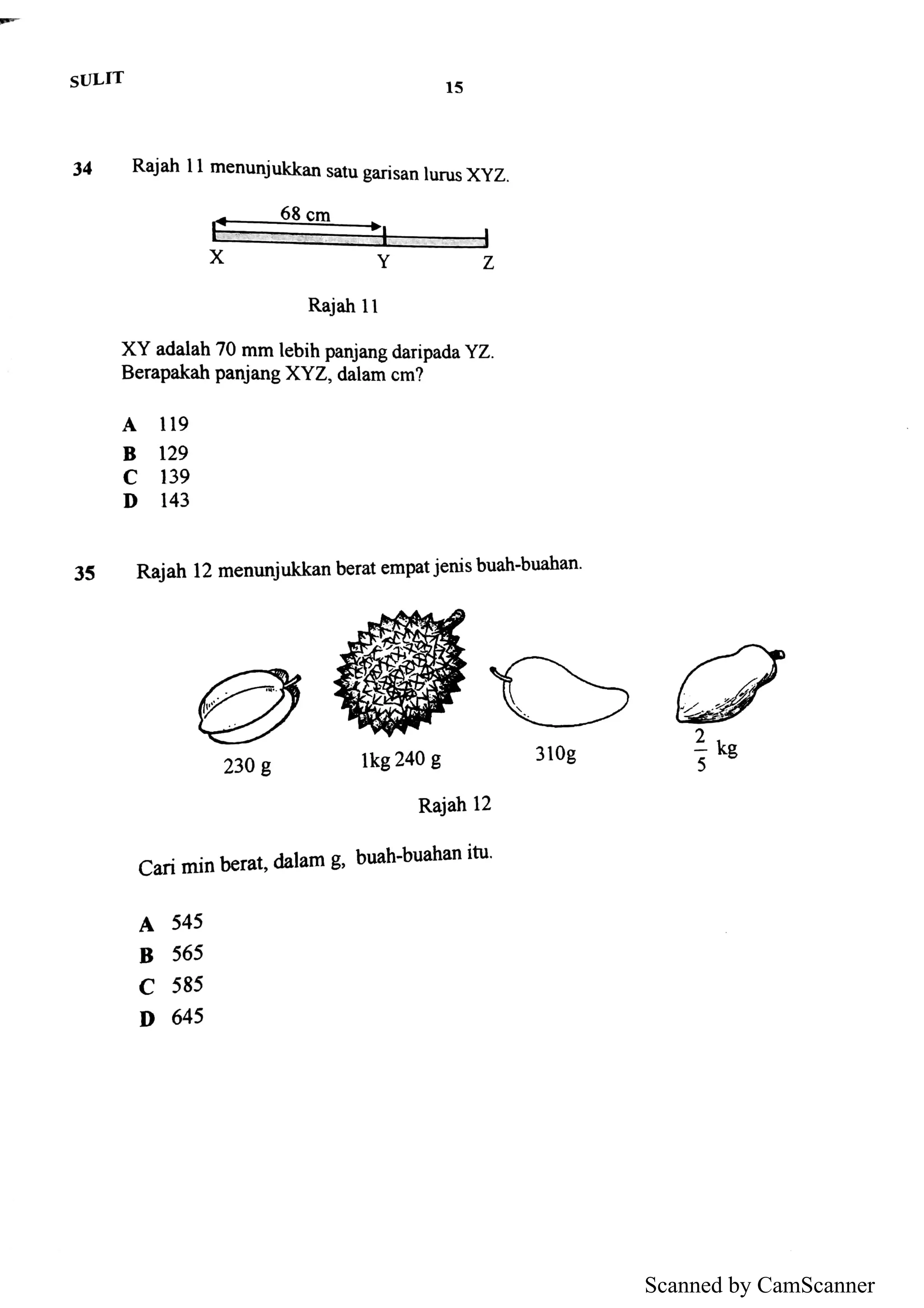 soalan math | PDF