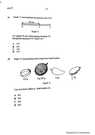 soalan math | PDF
