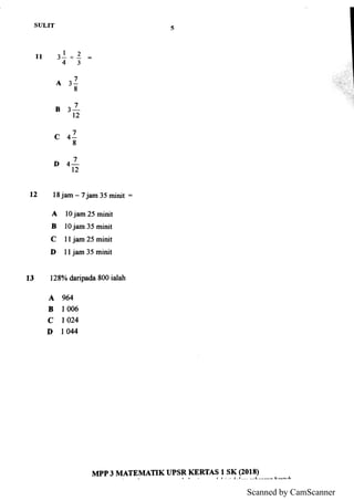 soalan math | PDF