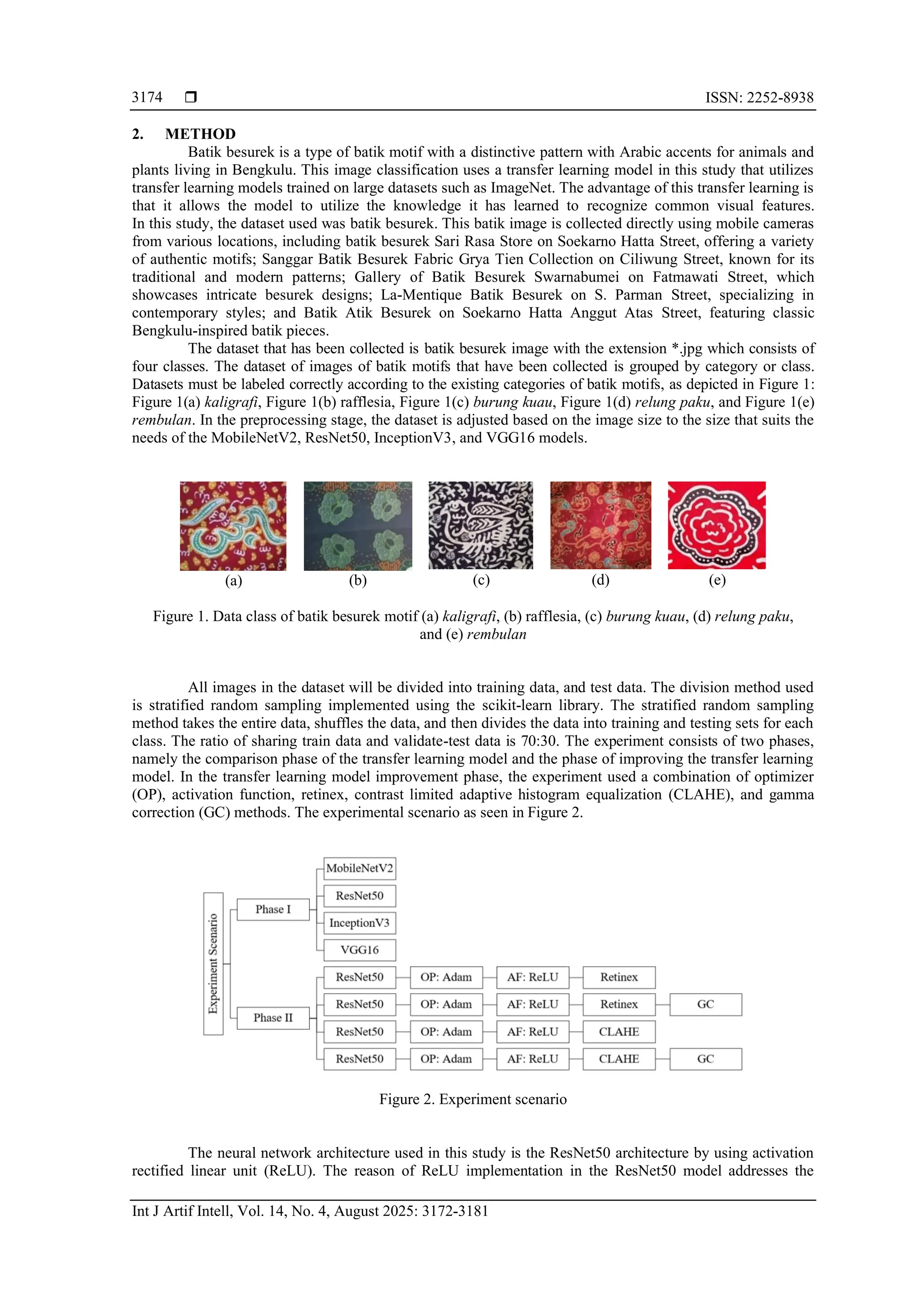 Improving the transfer learning for batik besurek textile motif ...