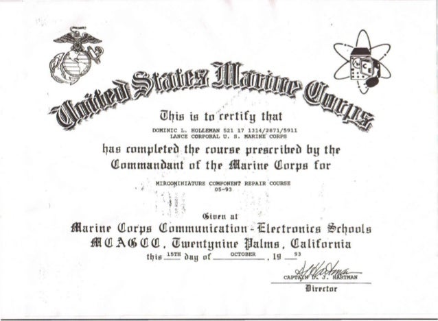 Micro_miniature soldering Certificate