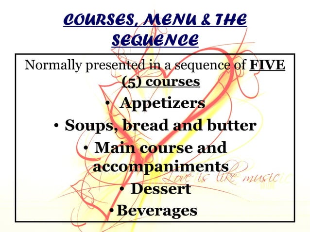 sequence of courses | PPT
