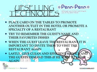 CONDUCTING A BRIEFING | PPT | Bars & Restaurants | Attractions