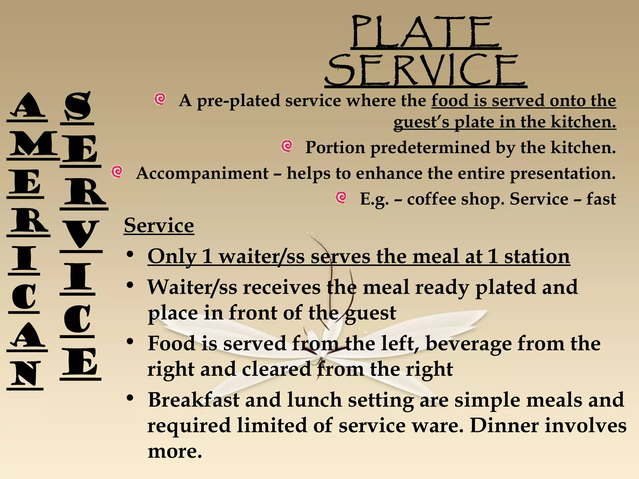 SERVICE TECHNIQUES | PPT