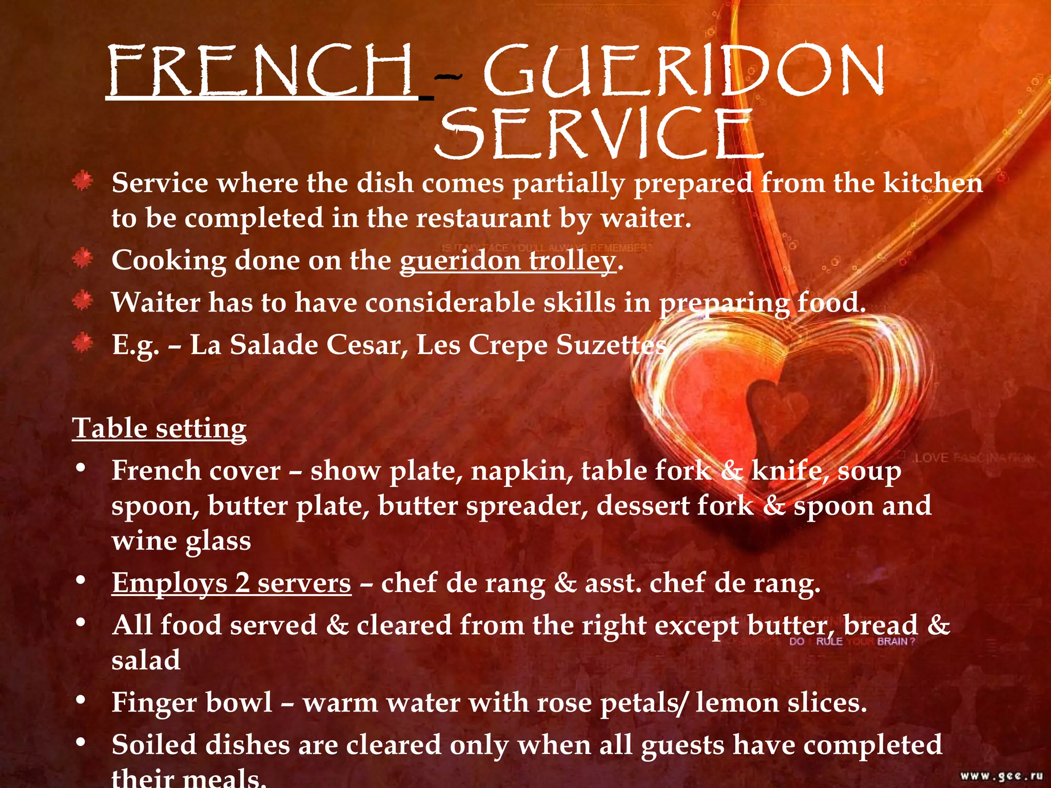 SERVICE TECHNIQUES | PPT