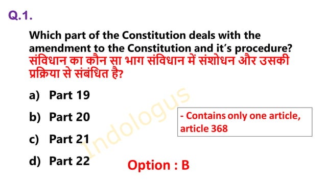 All major amendments made in our constitution of india | PDF | Law