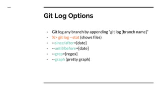 Git, The Good Stuff | PDF
