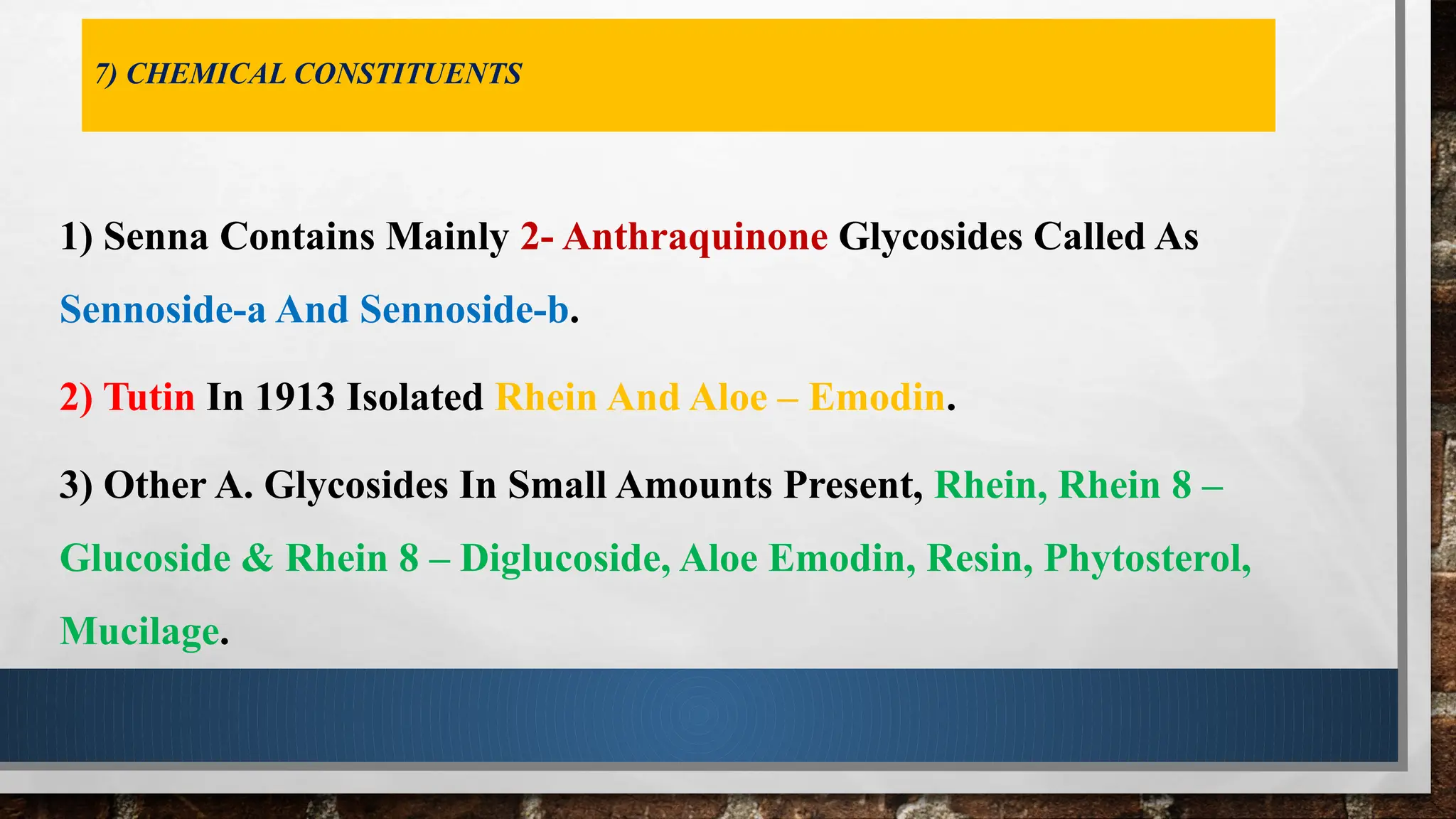 Senna Plant in syllabus of pharmacy, subject pharmacognosy. | PPTX