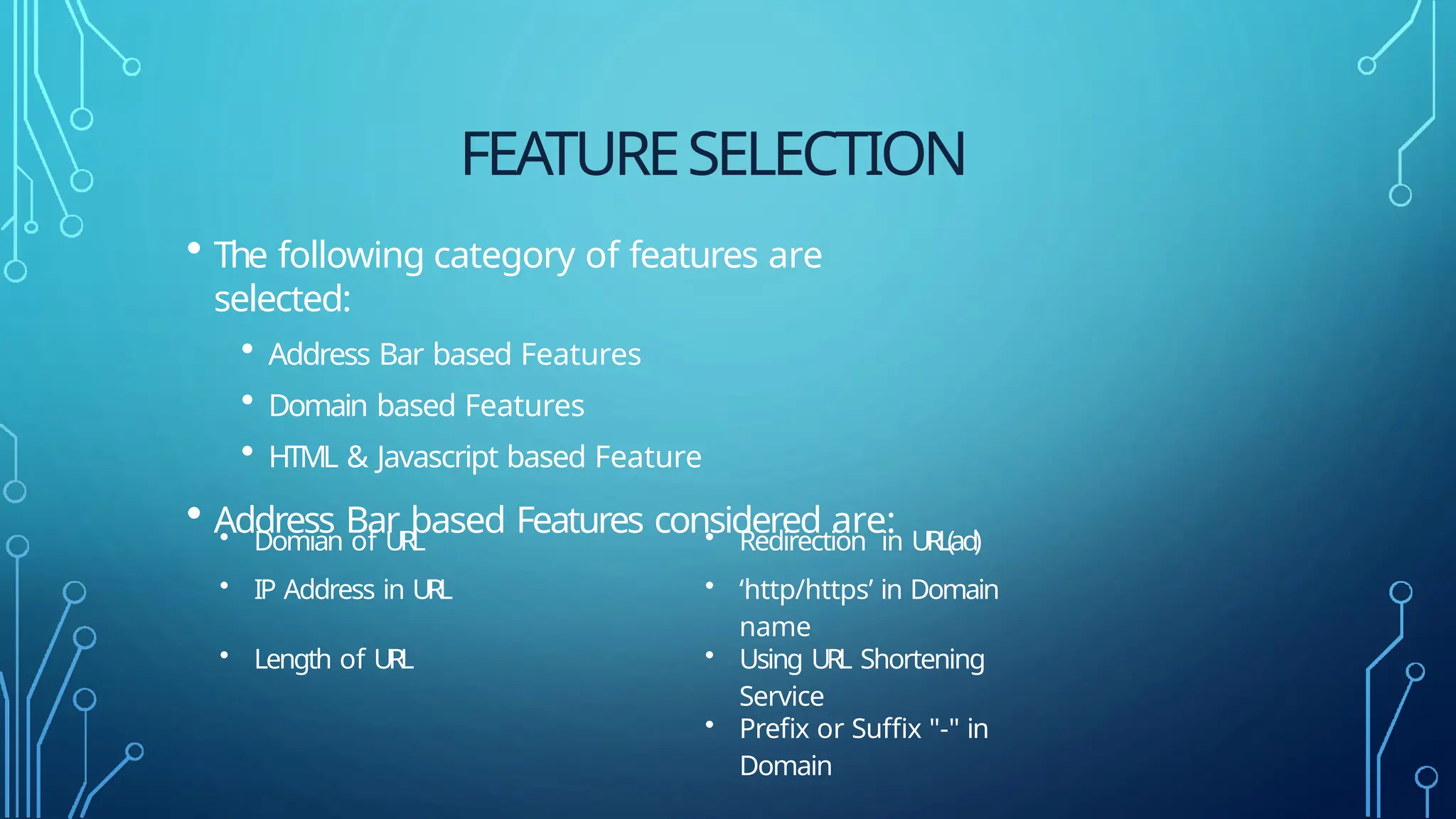 phishing website detection using ML teq | PPTX