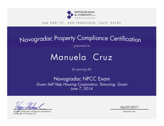 Manuela Cruz NPCC | PPT