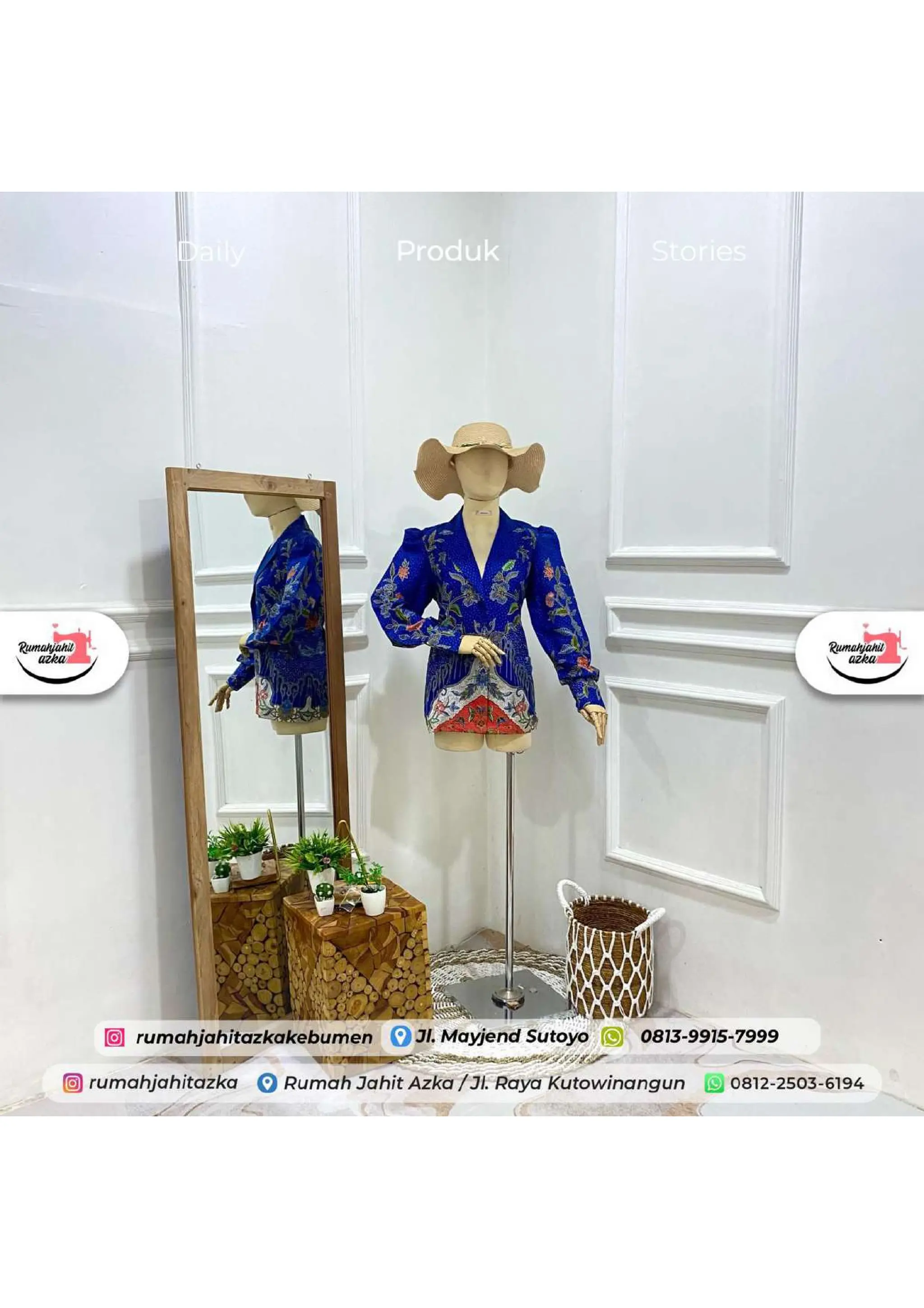 Outer Batik Lengan Balon by Rumah Jahit Azka | PDF