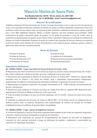 Mauricio CV Port 2 | PDF