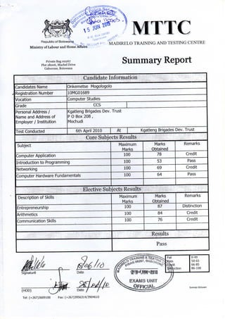 Computer Summary report | PDF