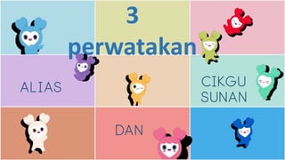 BAHASA MELAYU PERWATAKAN NOVEL CHOT CIKGU SUNAN | PDF