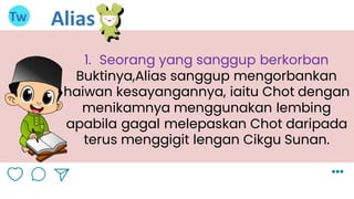 BAHASA MELAYU PERWATAKAN NOVEL CHOT CIKGU SUNAN | PDF