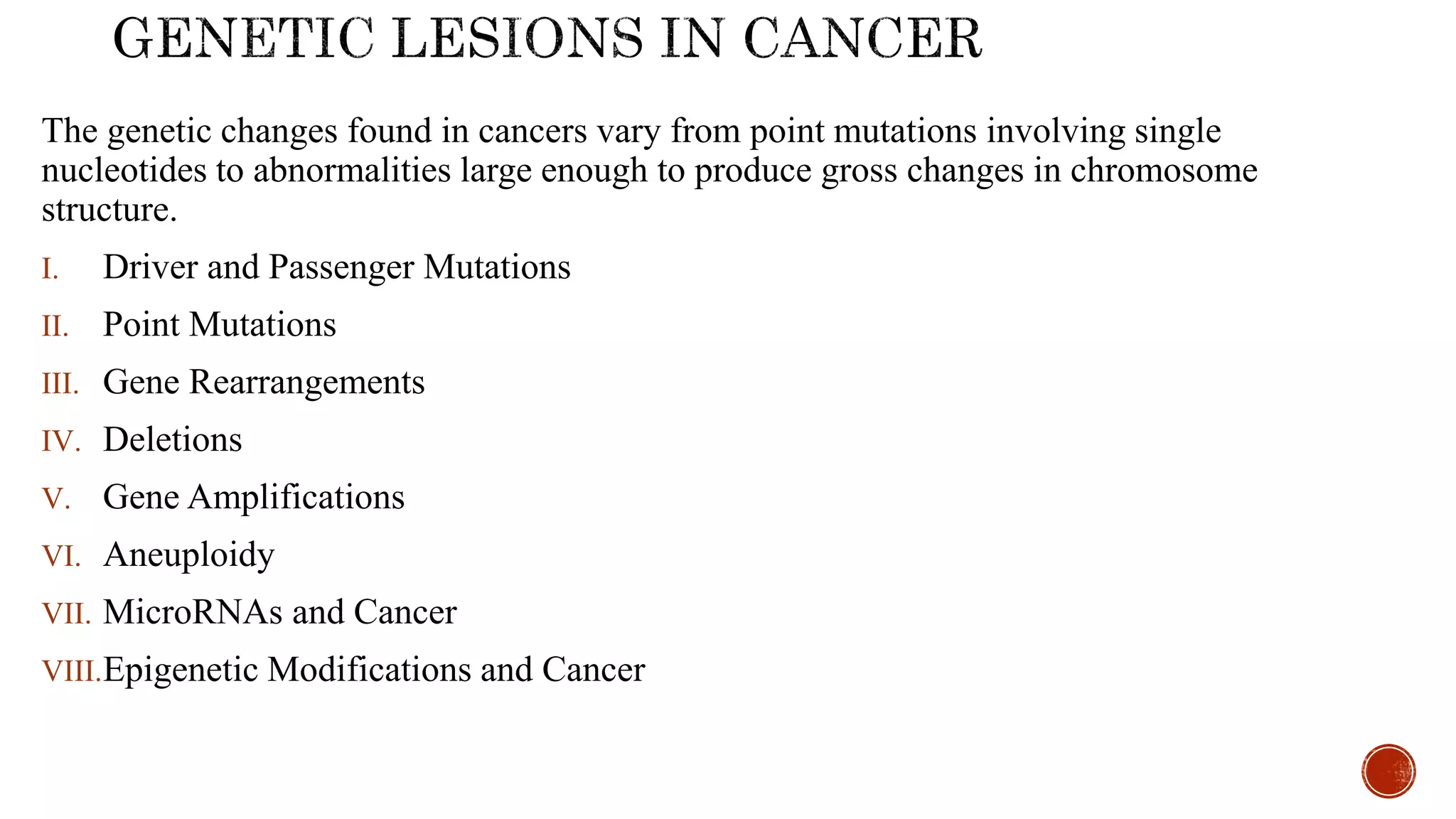 Multistep Carcinogenesis | PPTX