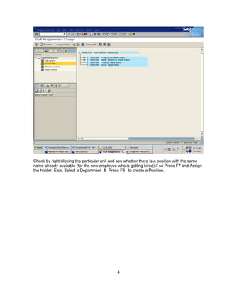 56321818 sap-hr-stepwise-screen-shots | PDF