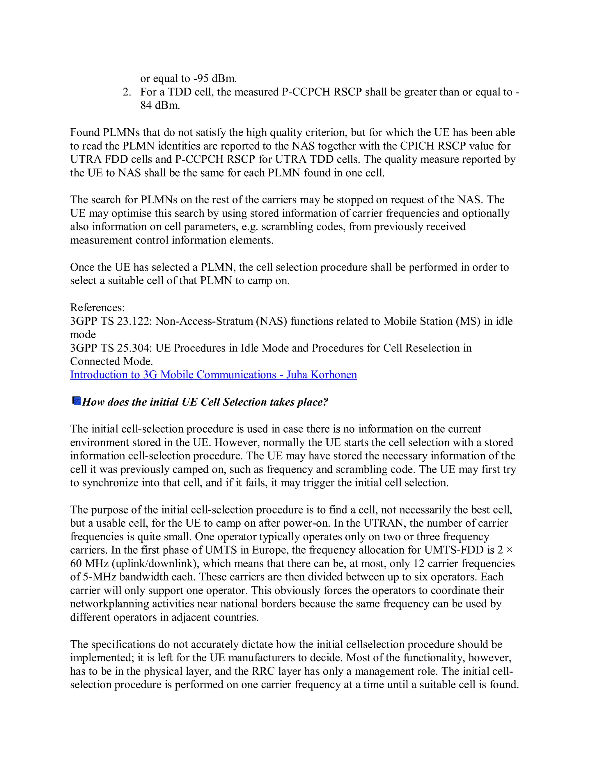 Mobile Comm. - 3G Questions 3 | PDF