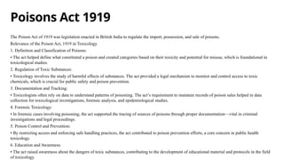 Laws regarding poison and NDPS ACT .pptx