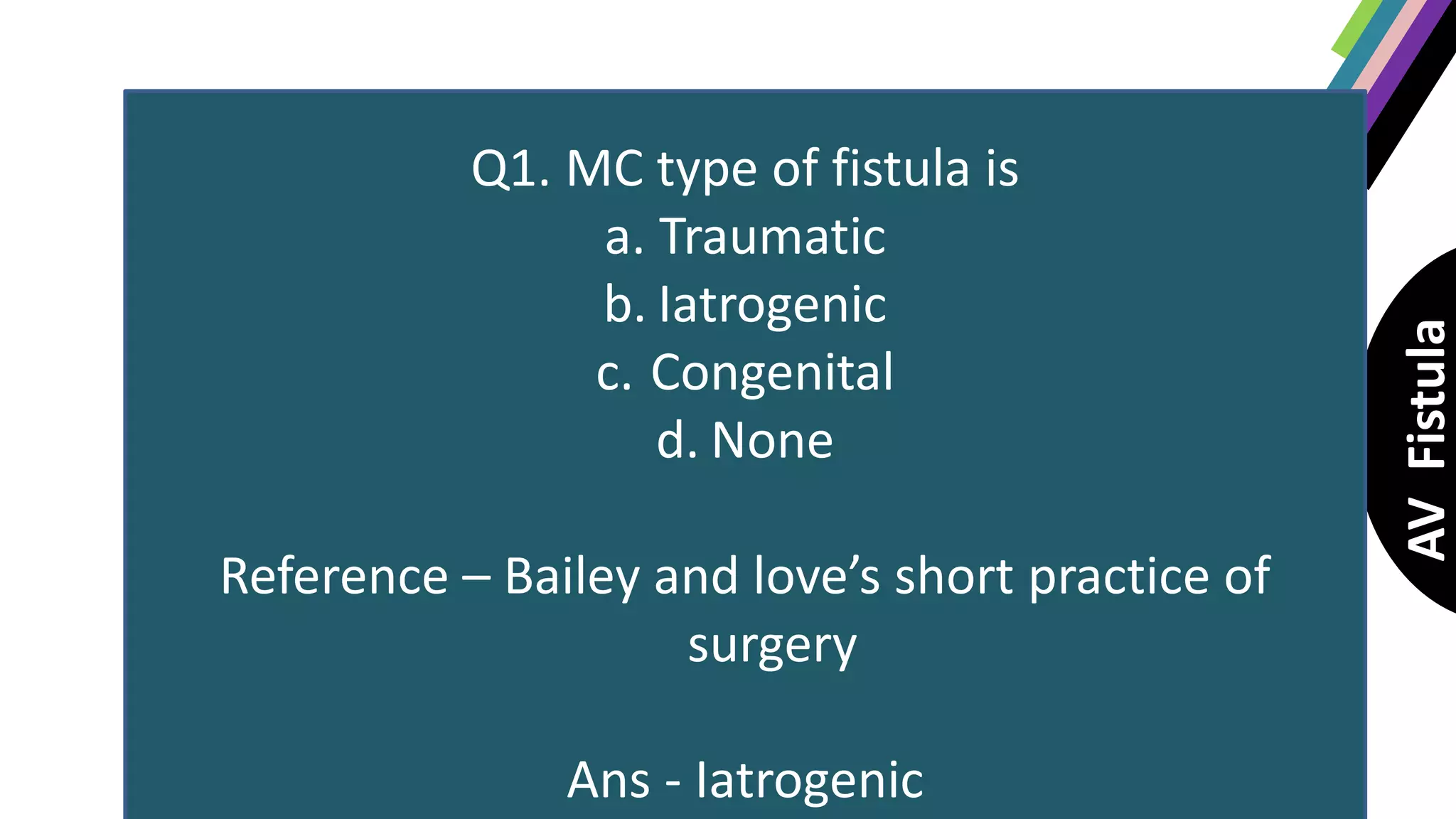 Role of USG in A-V fistula assessment | PPTX