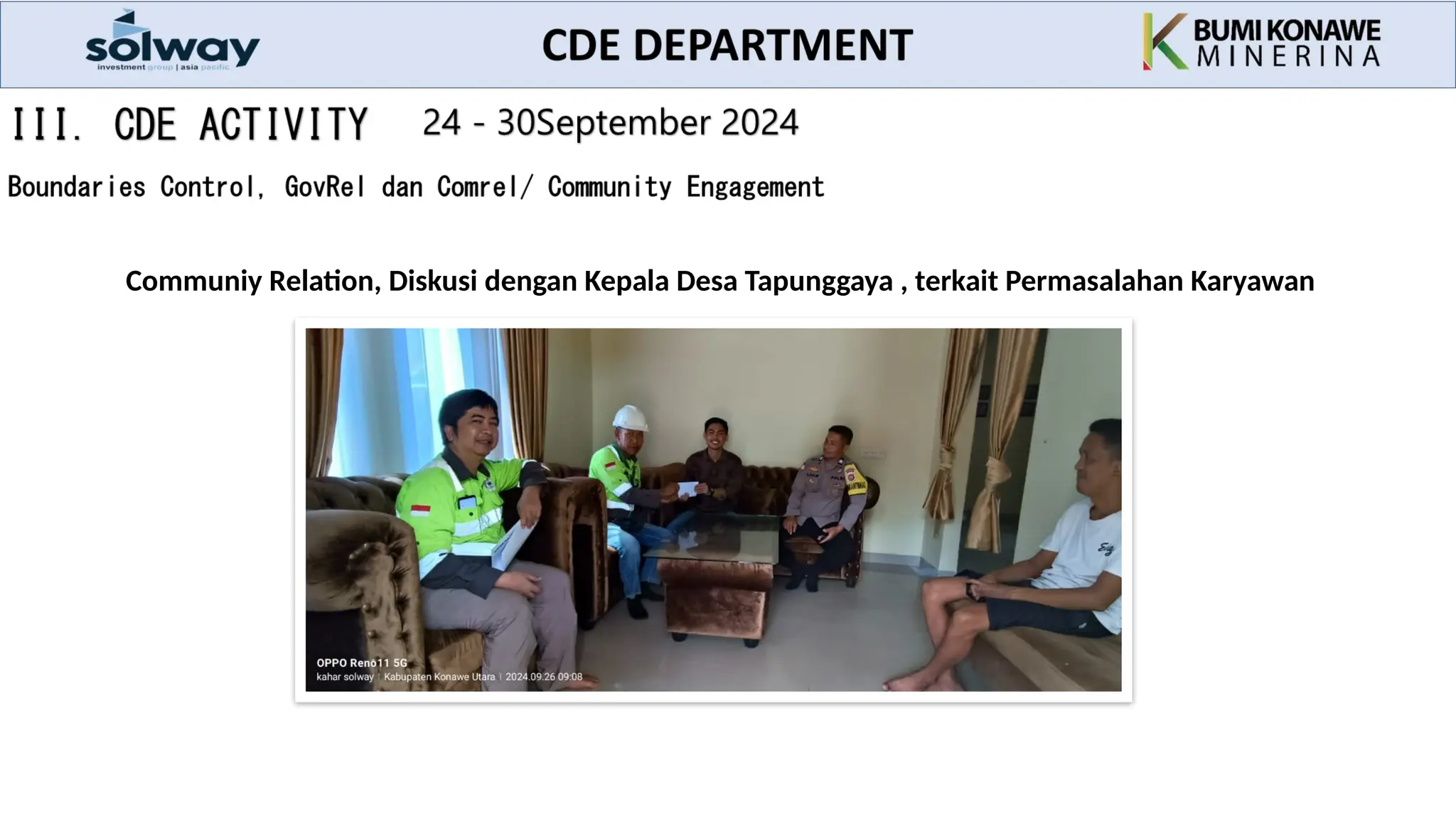contoh pemaparan weekly meeting community development.pptx