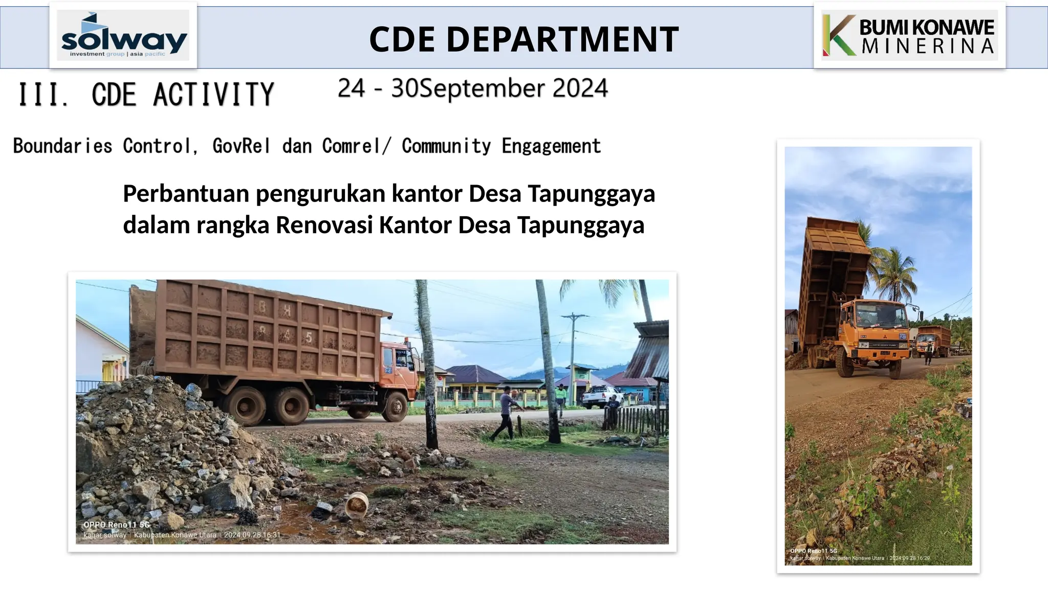 contoh pemaparan weekly meeting community development.pptx