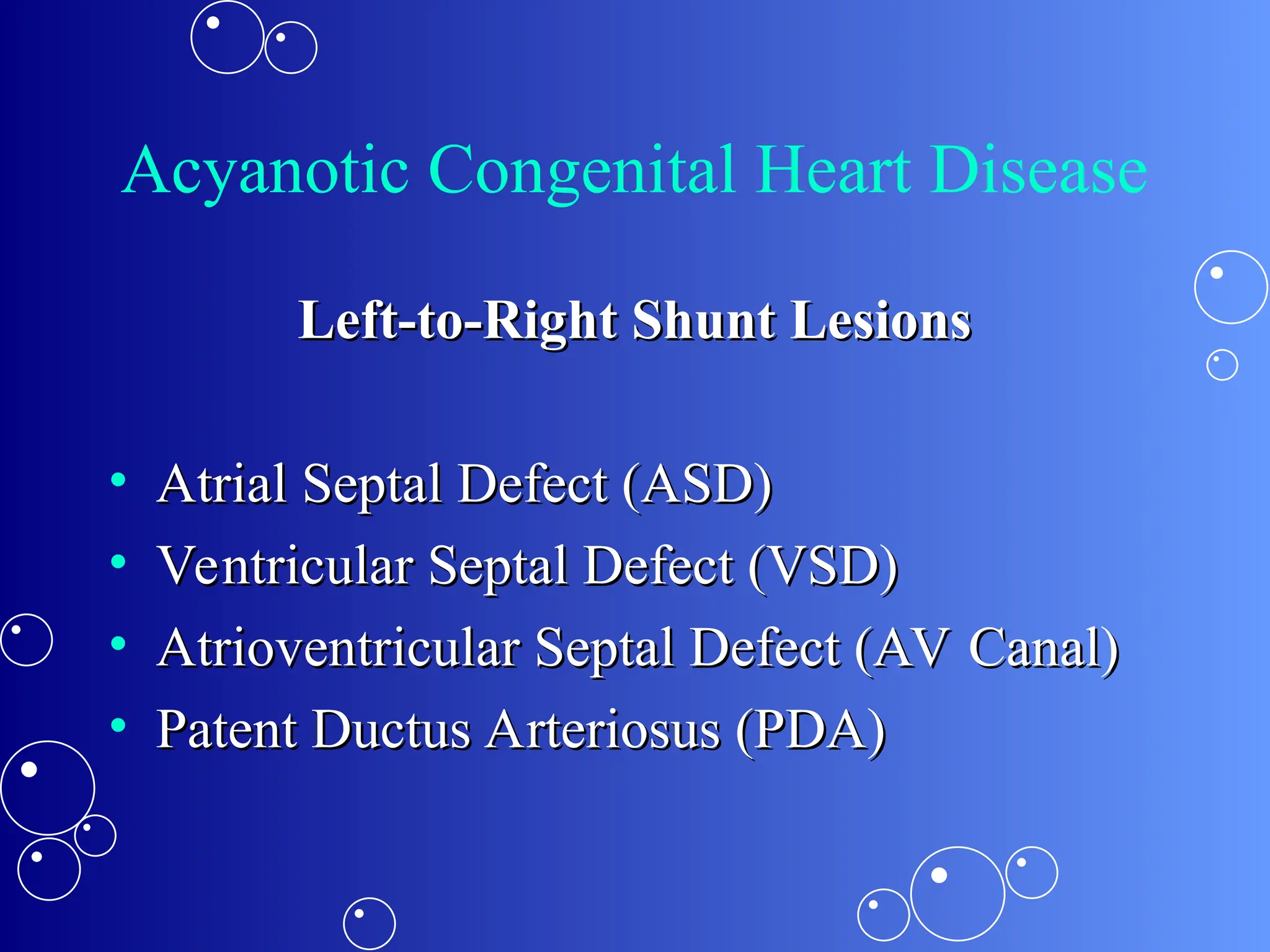 Congenital Heart Disease power point presentation | PPT