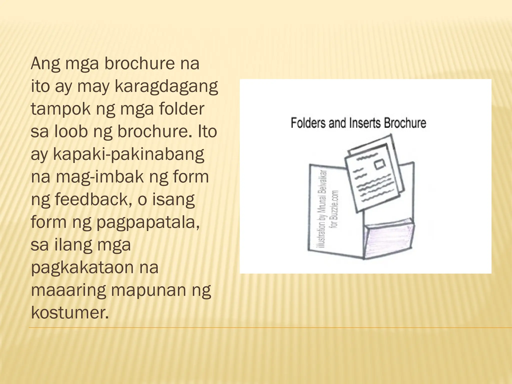 Brochure PowerPoint presentation Filipino | PPTX