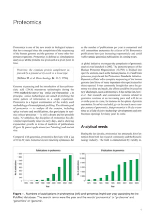 proteomics | PDF