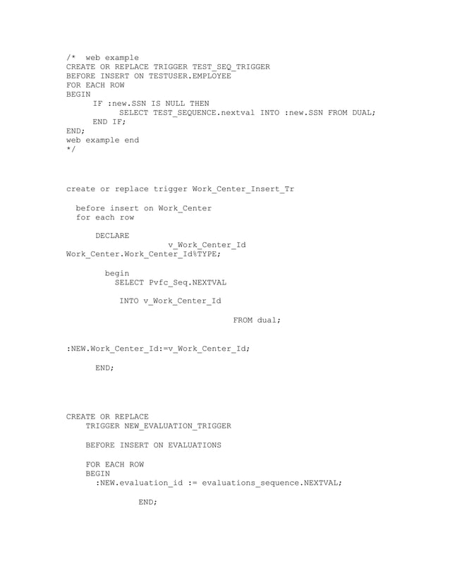 Triggers-Sequences-SQL | PDF