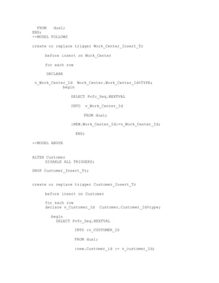 Triggers-Sequences-SQL | PDF