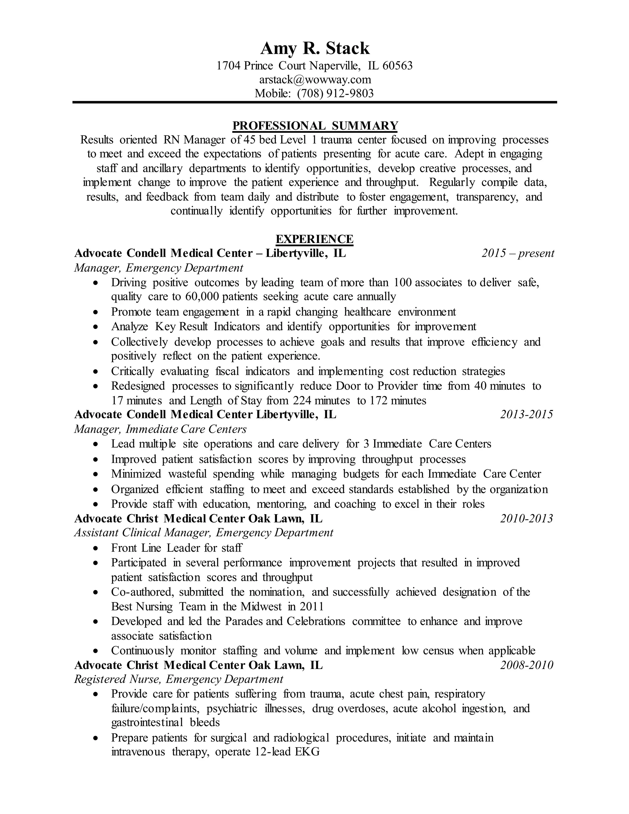 AmyStackResume | PDF