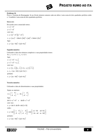 Números Complexos_IME ITA | PDF
