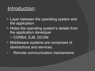middleware in embedded systems | PPT