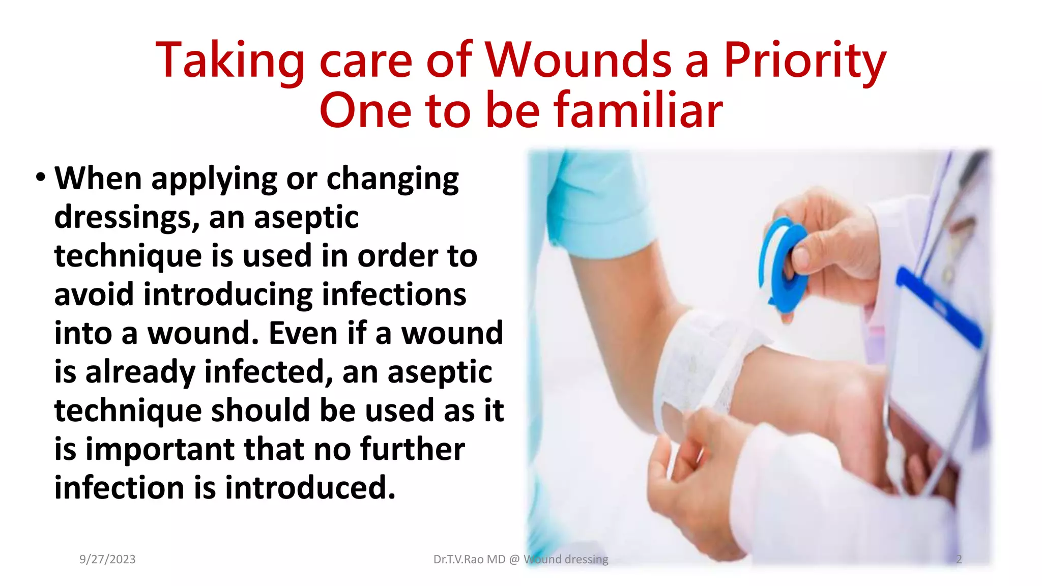 BIOSAFETY IN SURGICAL DRESSING ROOMS | PPTX