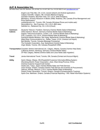 AJC & Associates Inc. Profile | PDF