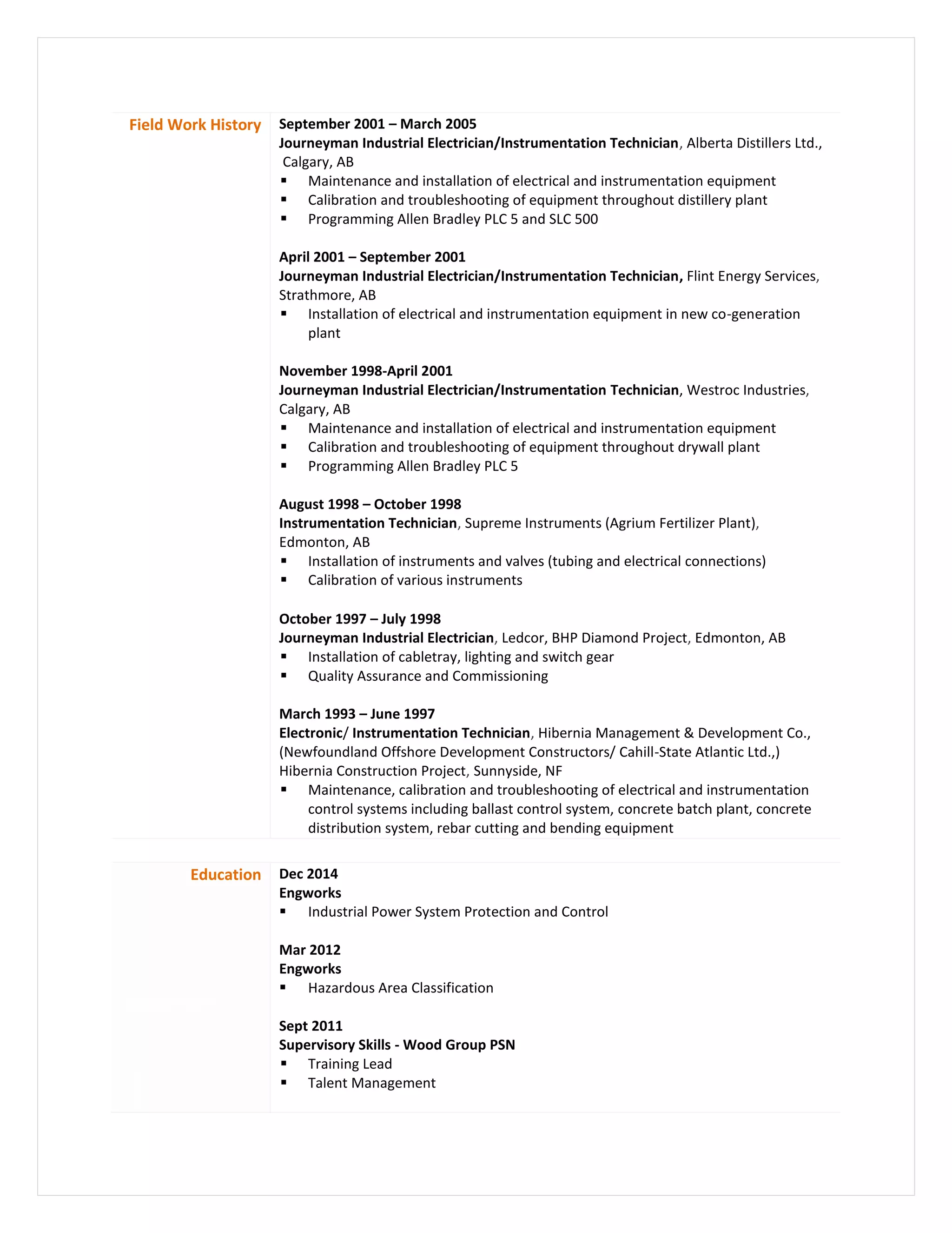 Dave resume 2016 eng web | PDF