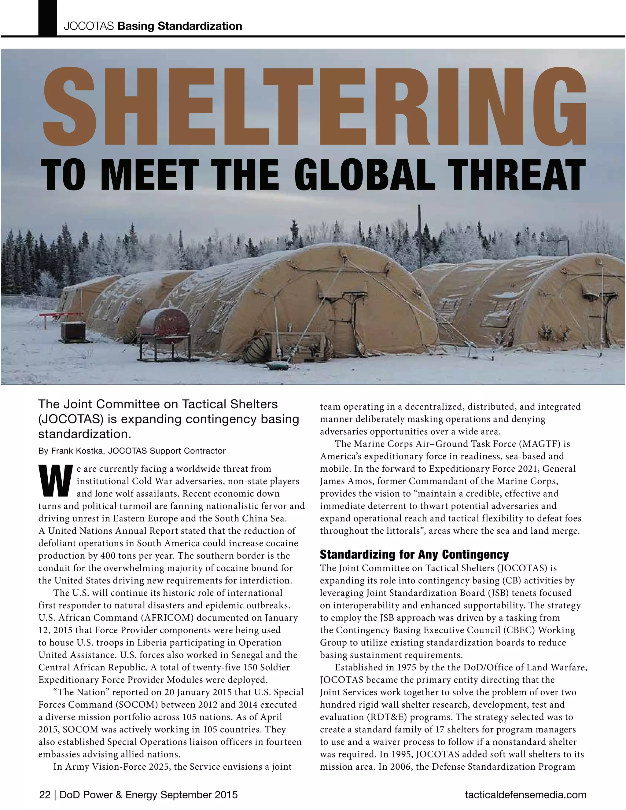 Armor & Mobility Sept 2015 Jameson | PDF